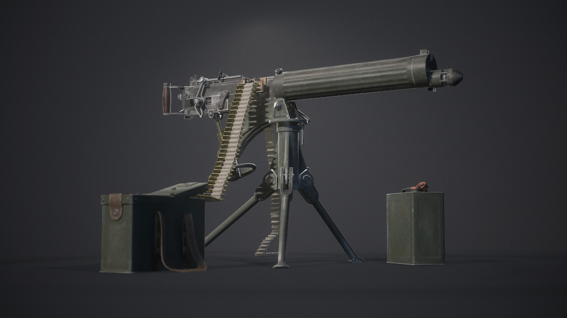 ArtStation - Vickers MachineGun