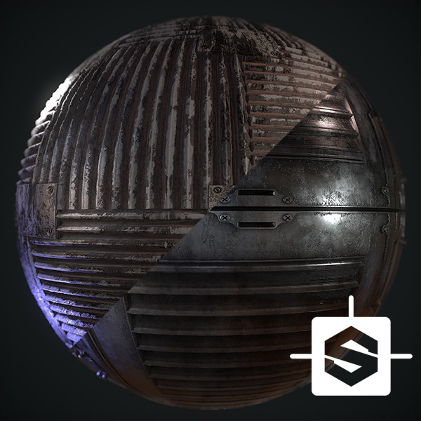 ArtStation - Sci-fi Vent and Rusty Metal