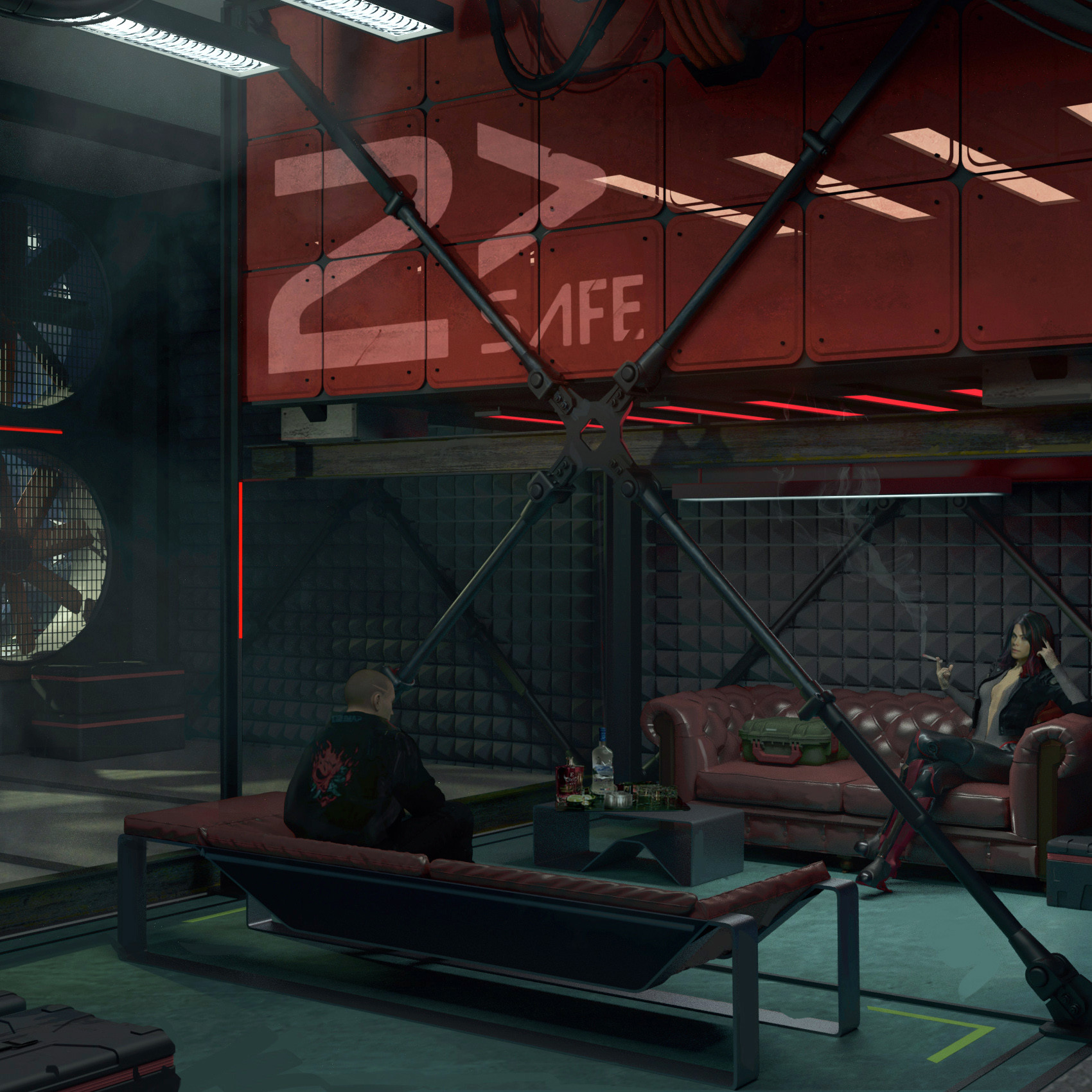 ArtStation - Cyberpunk Hideout Interior