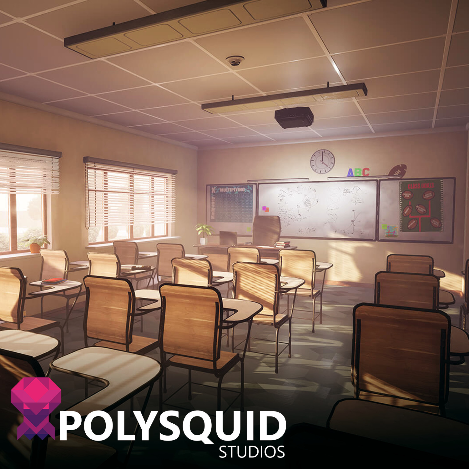 ArtStation - Unreal 4 - Modular School