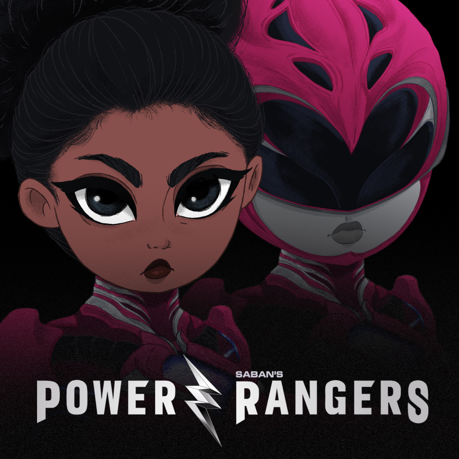 ArtStation - PINK RANGER - Power Rangers movie suits