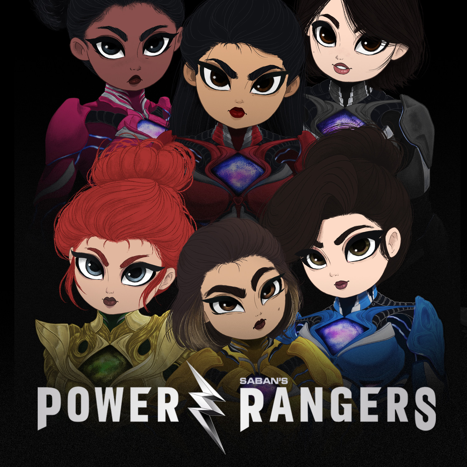 ArtStation - POWER RANGERS - POWER PIN-UPS