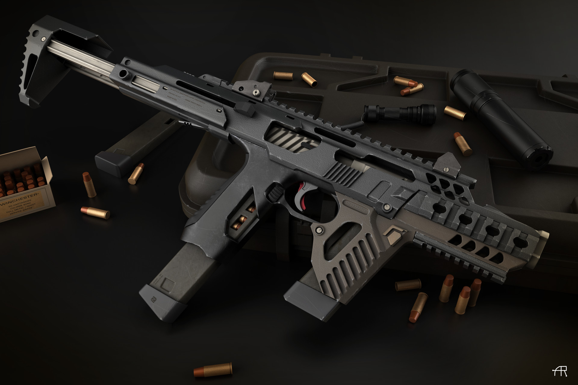 ArtStation - PK-PSD9 -SMG
