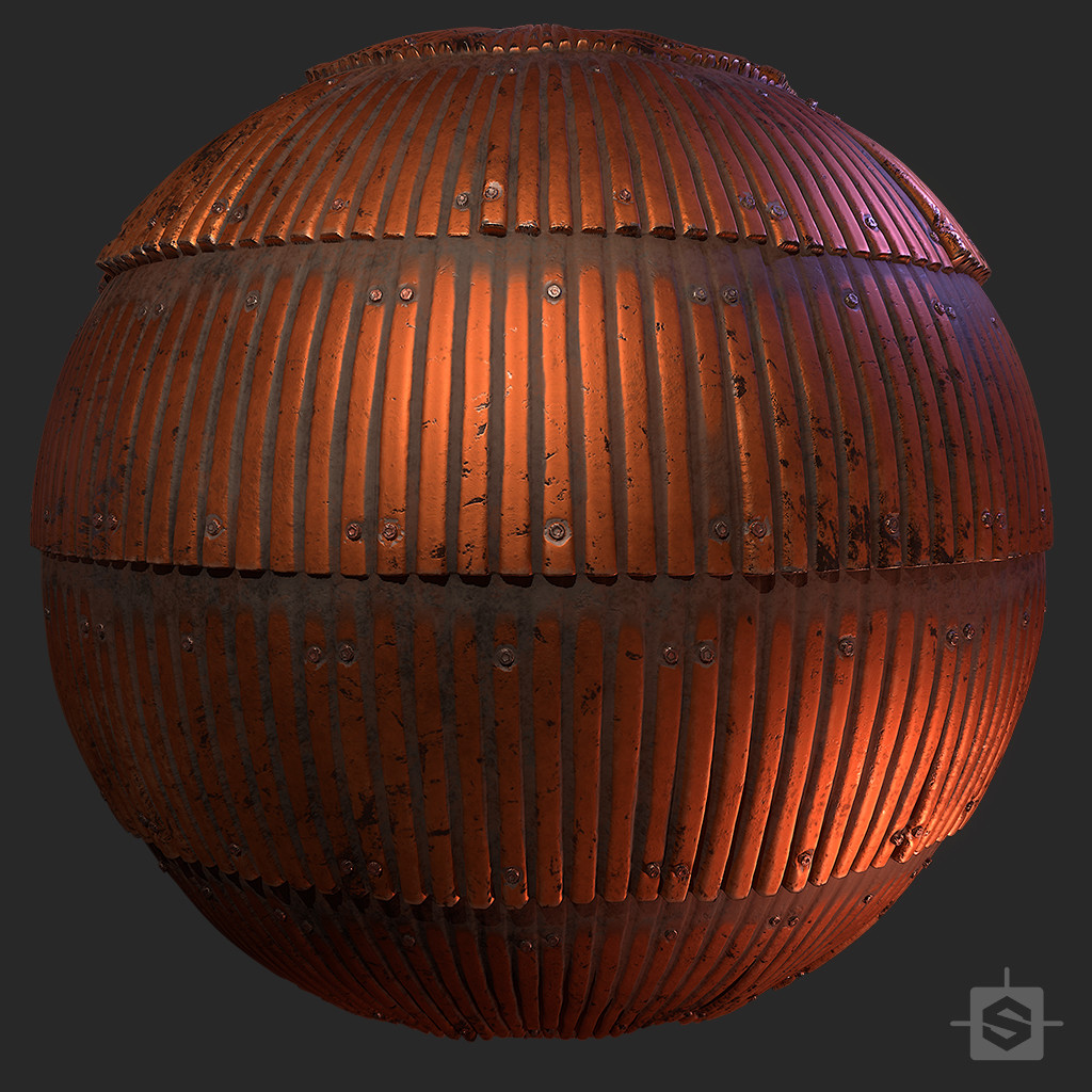ArtStation - Corrugated Metal