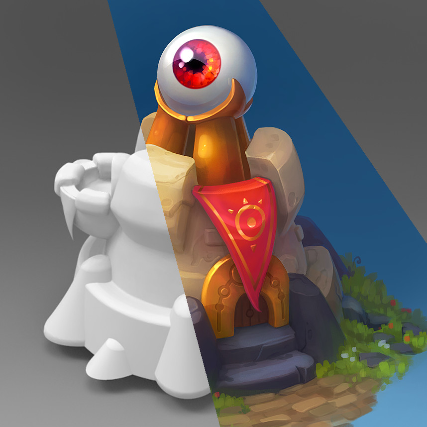 ArtStation - Cute castle