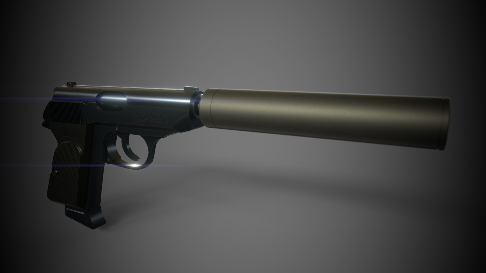 ArtStation - Spy Pistol - Walther PPK