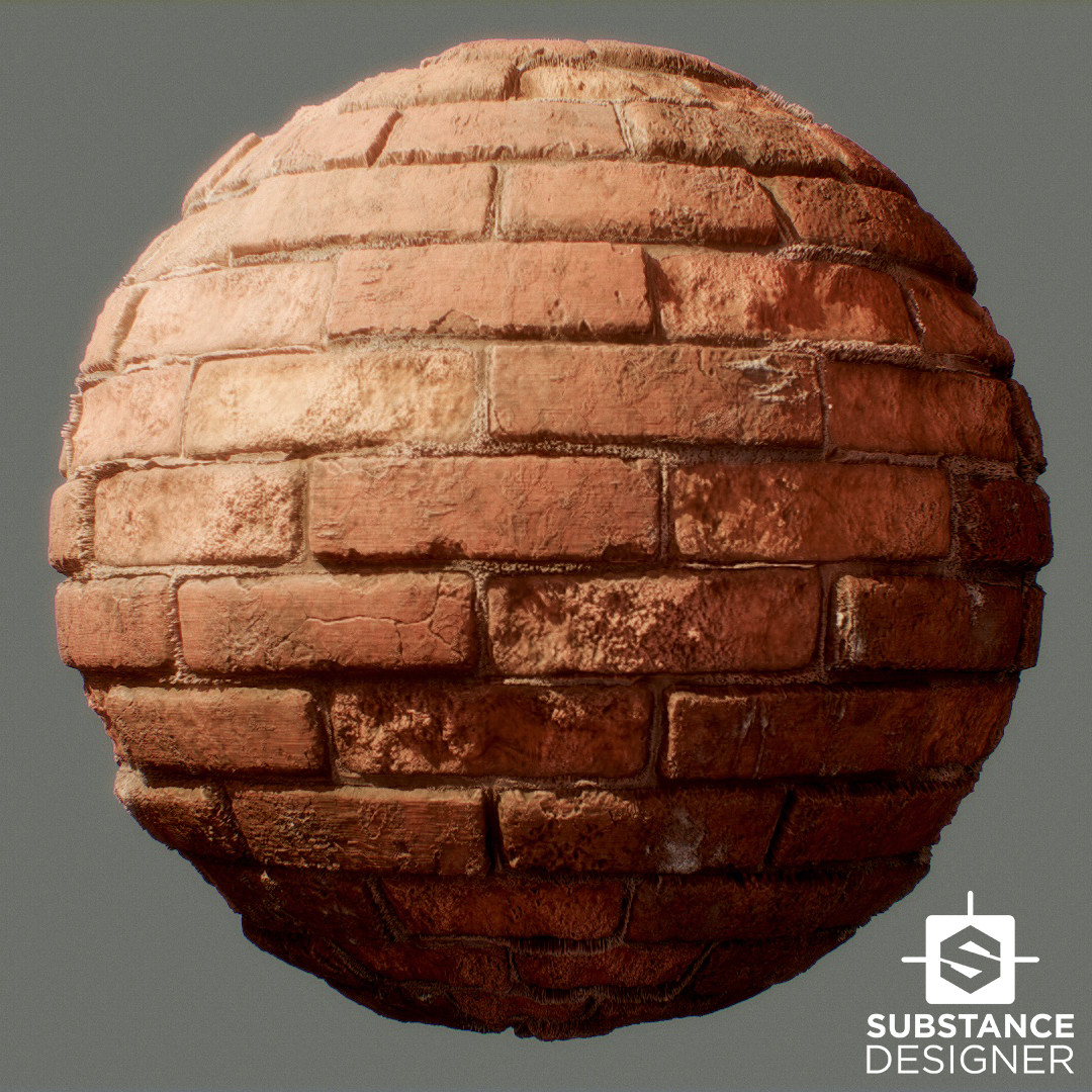 ArtStation - Procedural Brick Wall