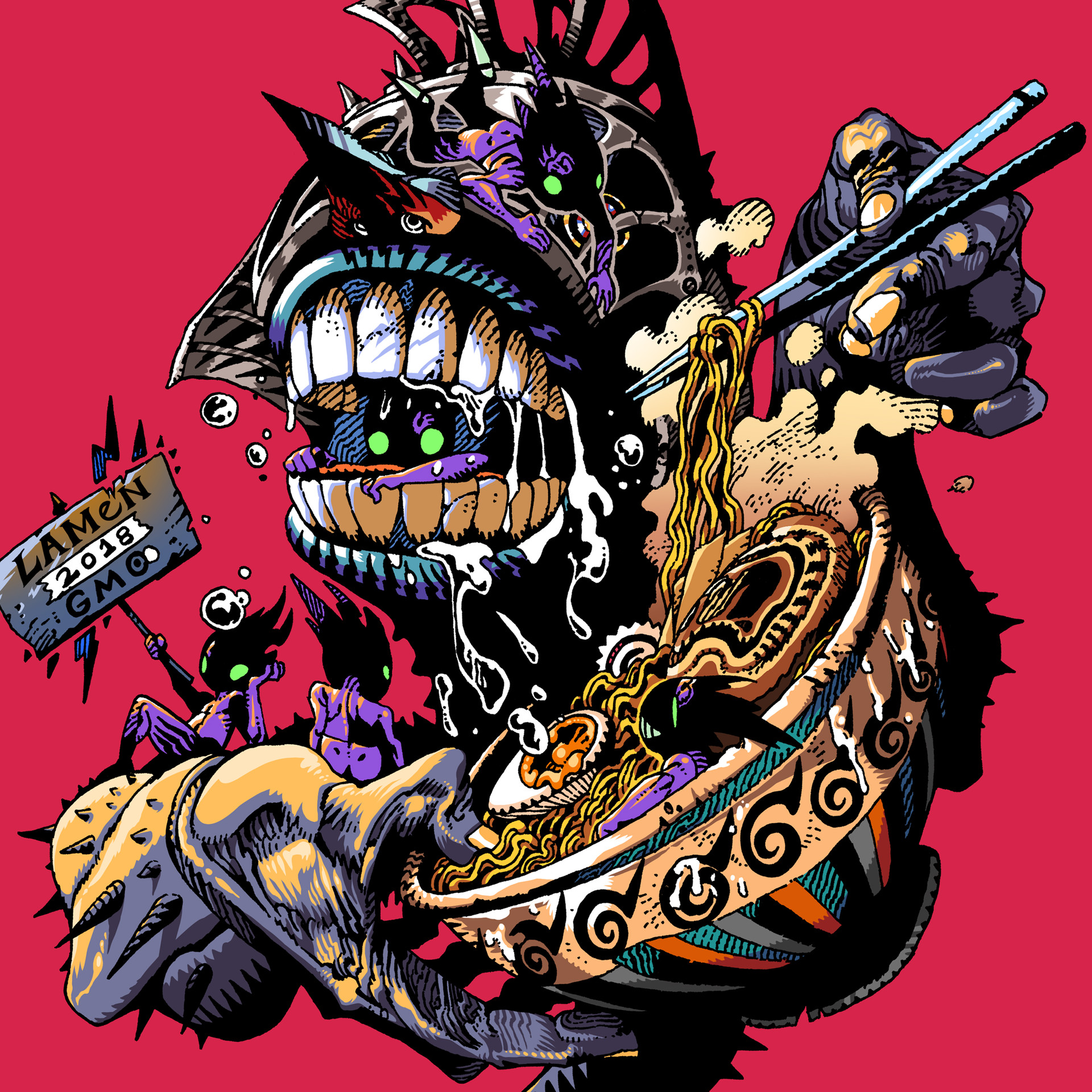 ArtStation - Character Design Hungry Man