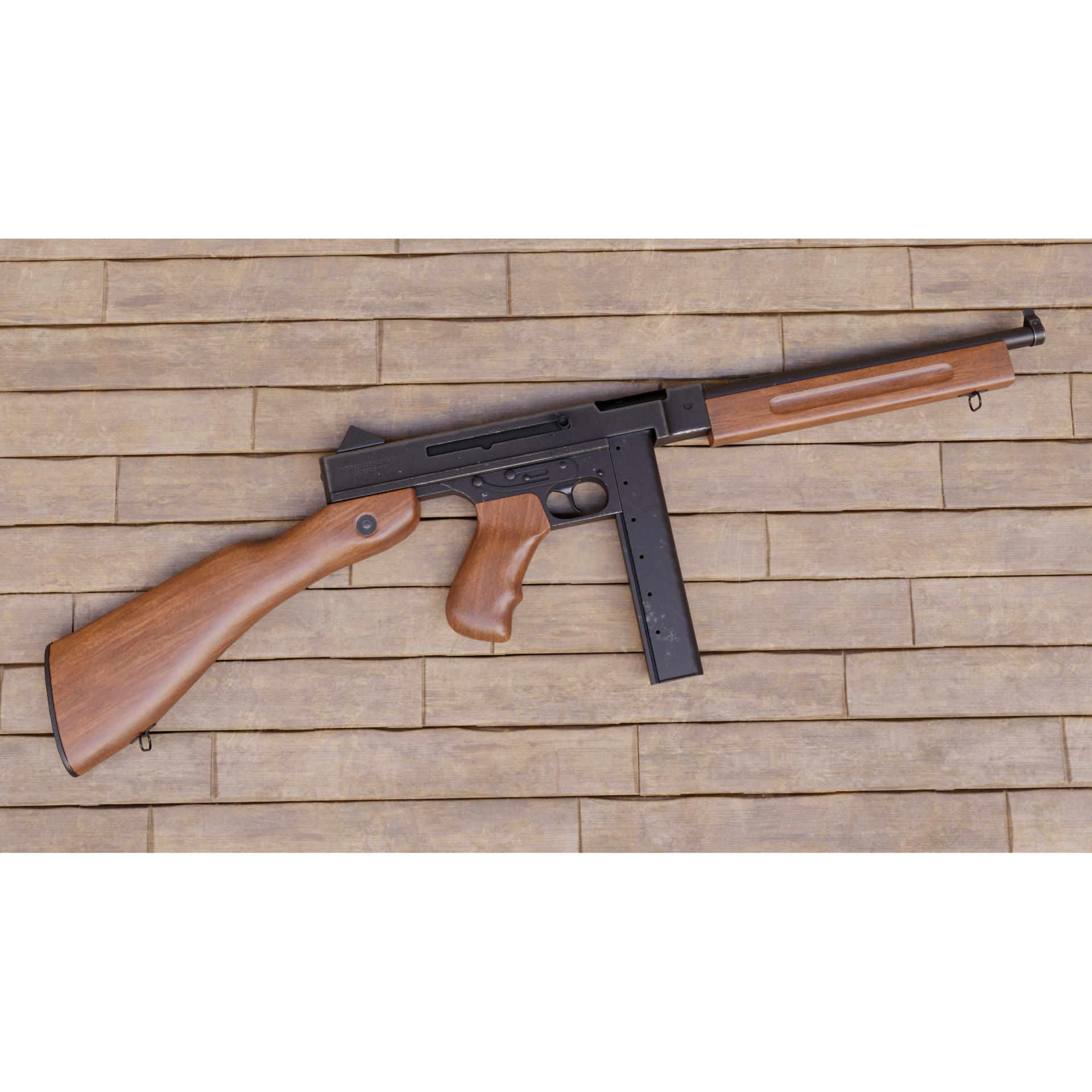 ArtStation - Thompson Submachine Gun