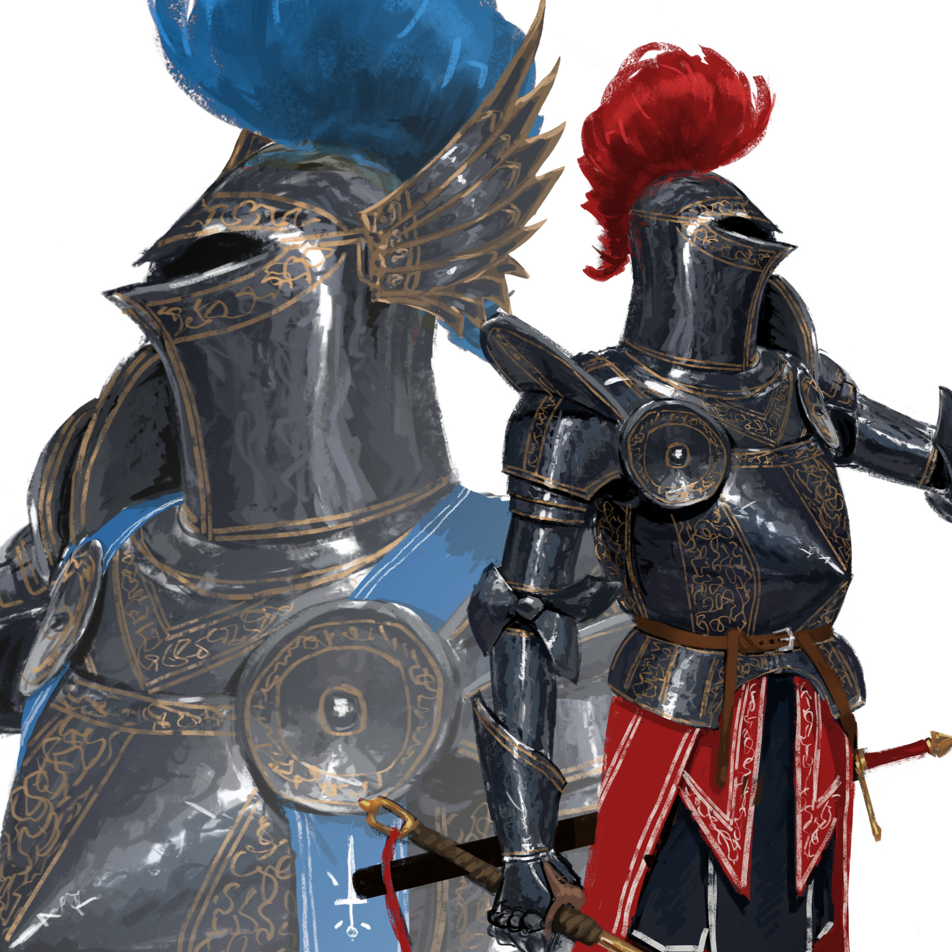 ArtStation - Full plate knight