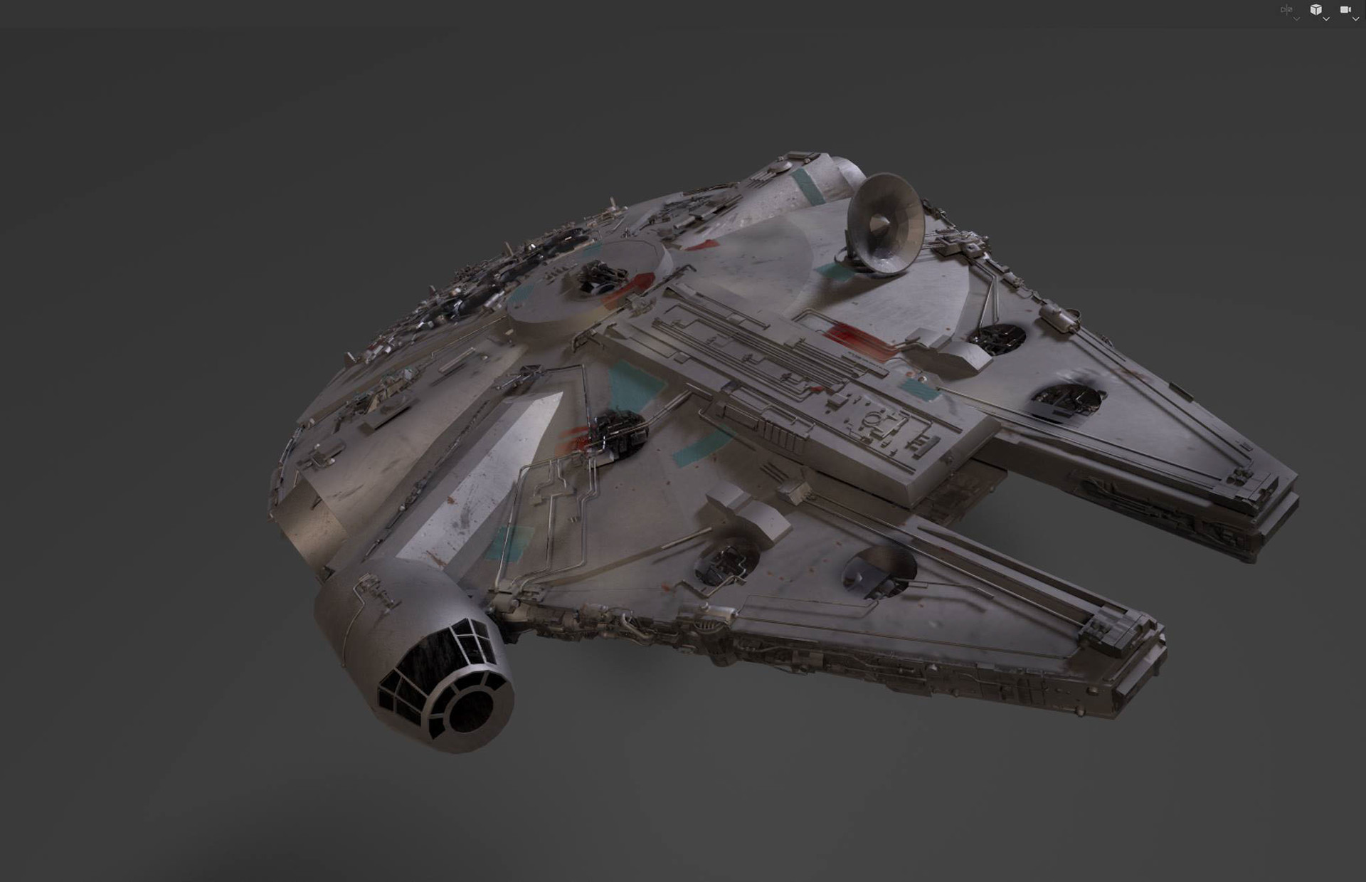 ArtStation - MILLENIUM FALCON