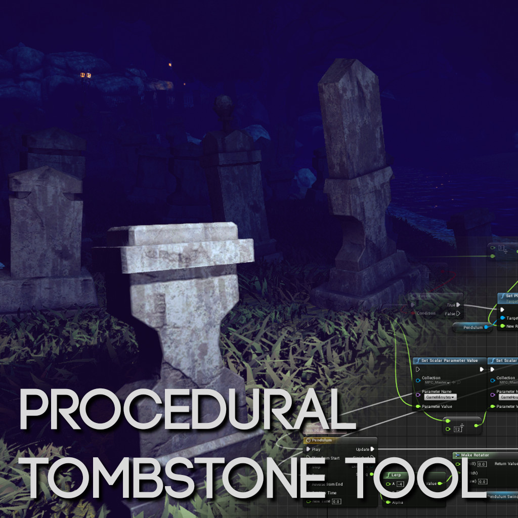 ArtStation - Procedural Tombstone Tool