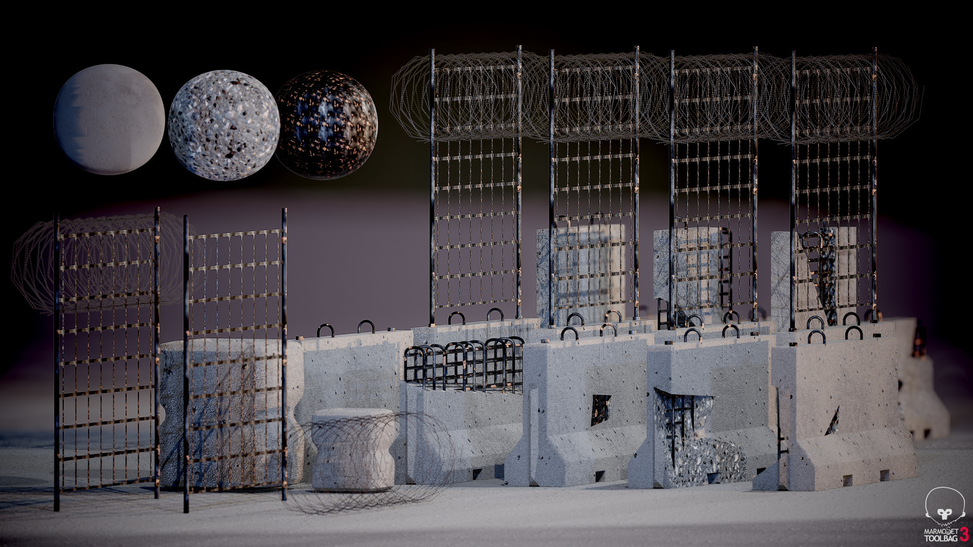 ArtStation - Roadblock_Set