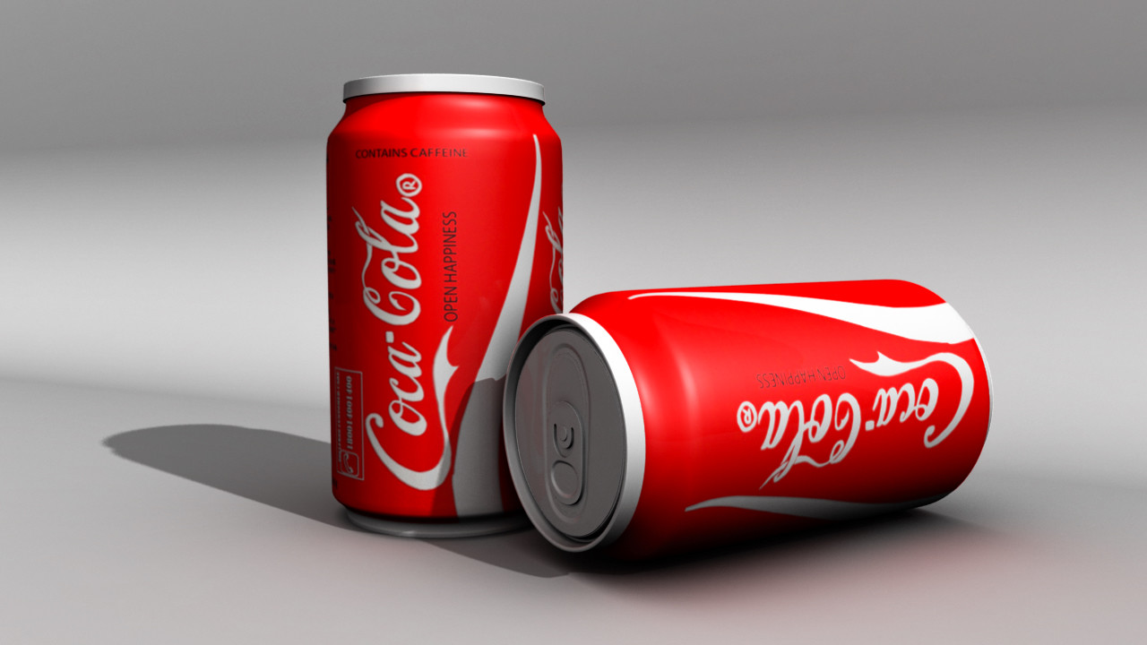 ArtStation - 3d coca-cola can