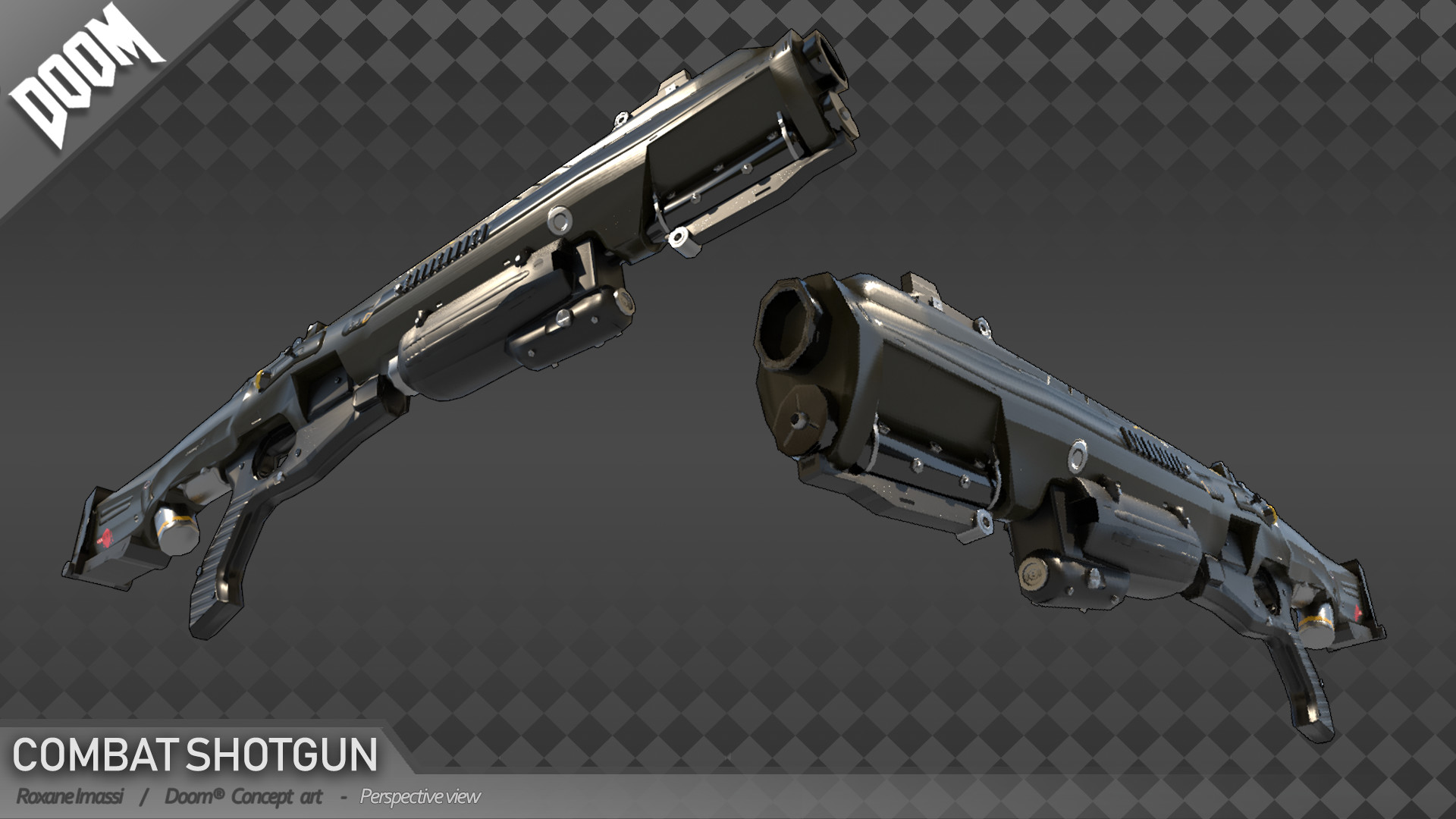 ArtStation - Doom® Combat shotgun replica