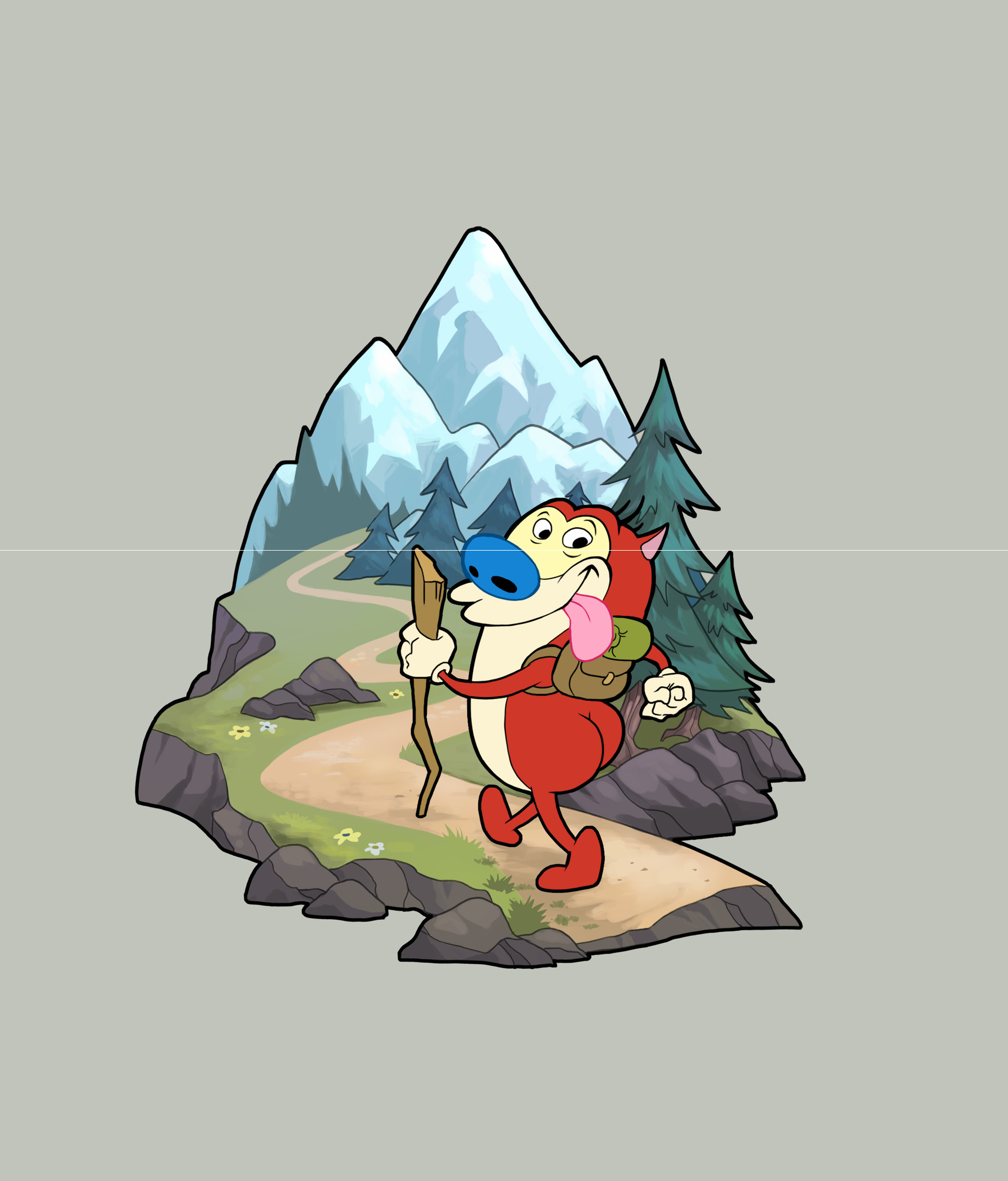 ArtStation - Stimpy and the Great Outdoors