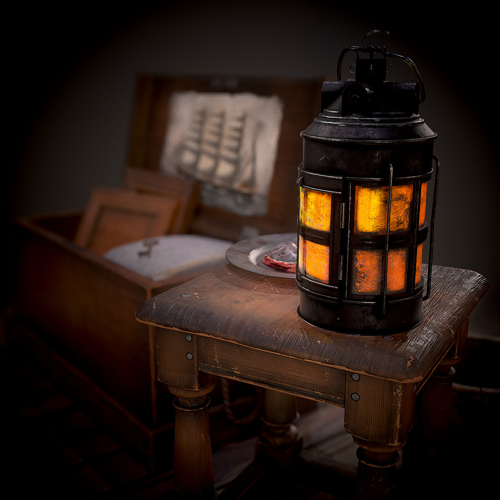 ArtStation - Captains Cabin Props Pt.1