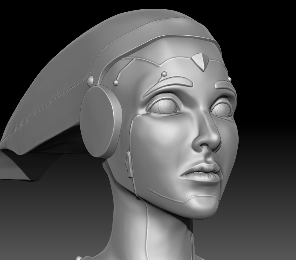 ArtStation - Vari - Character Bust Sculpt in Zbrush