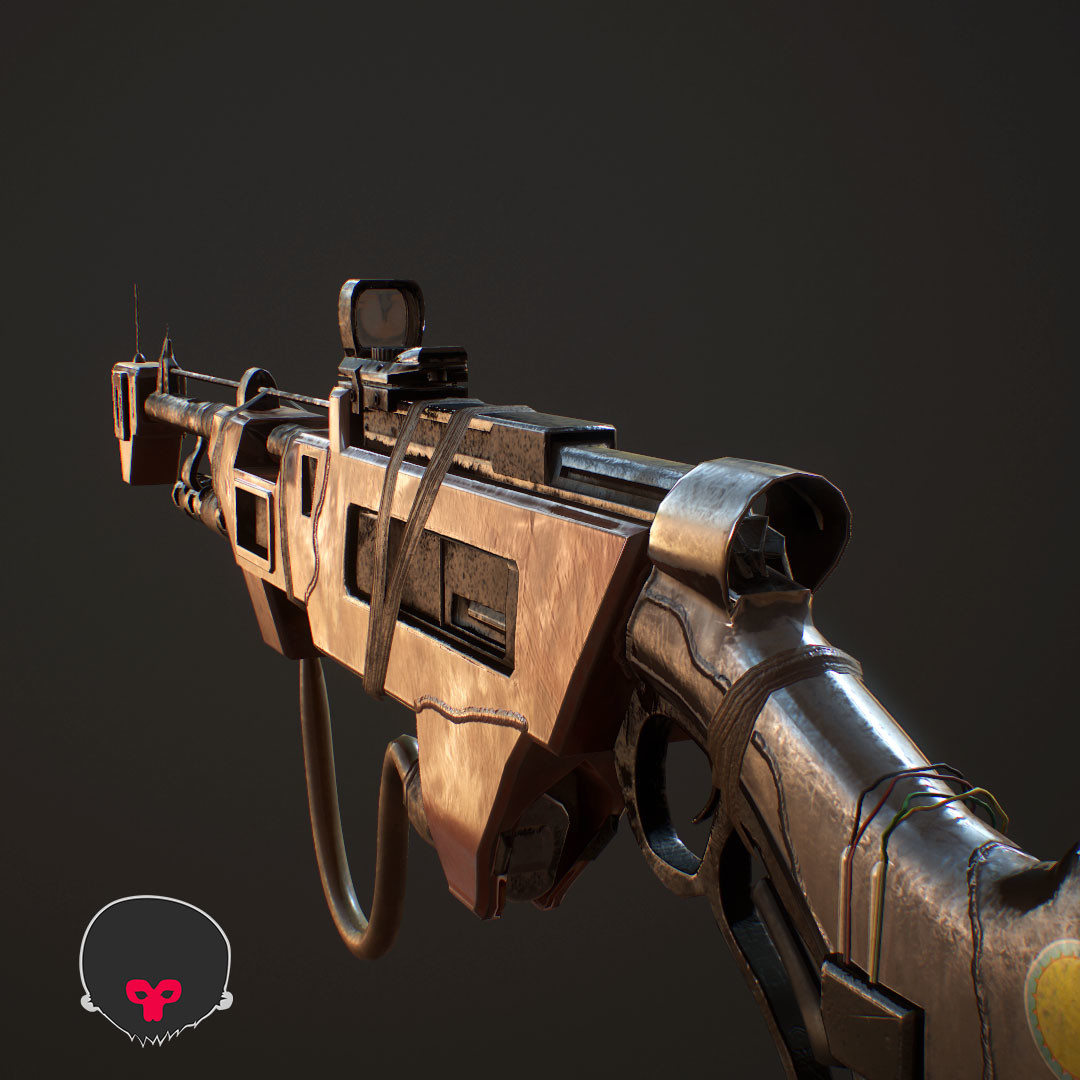 ArtStation - Post-apo rifle