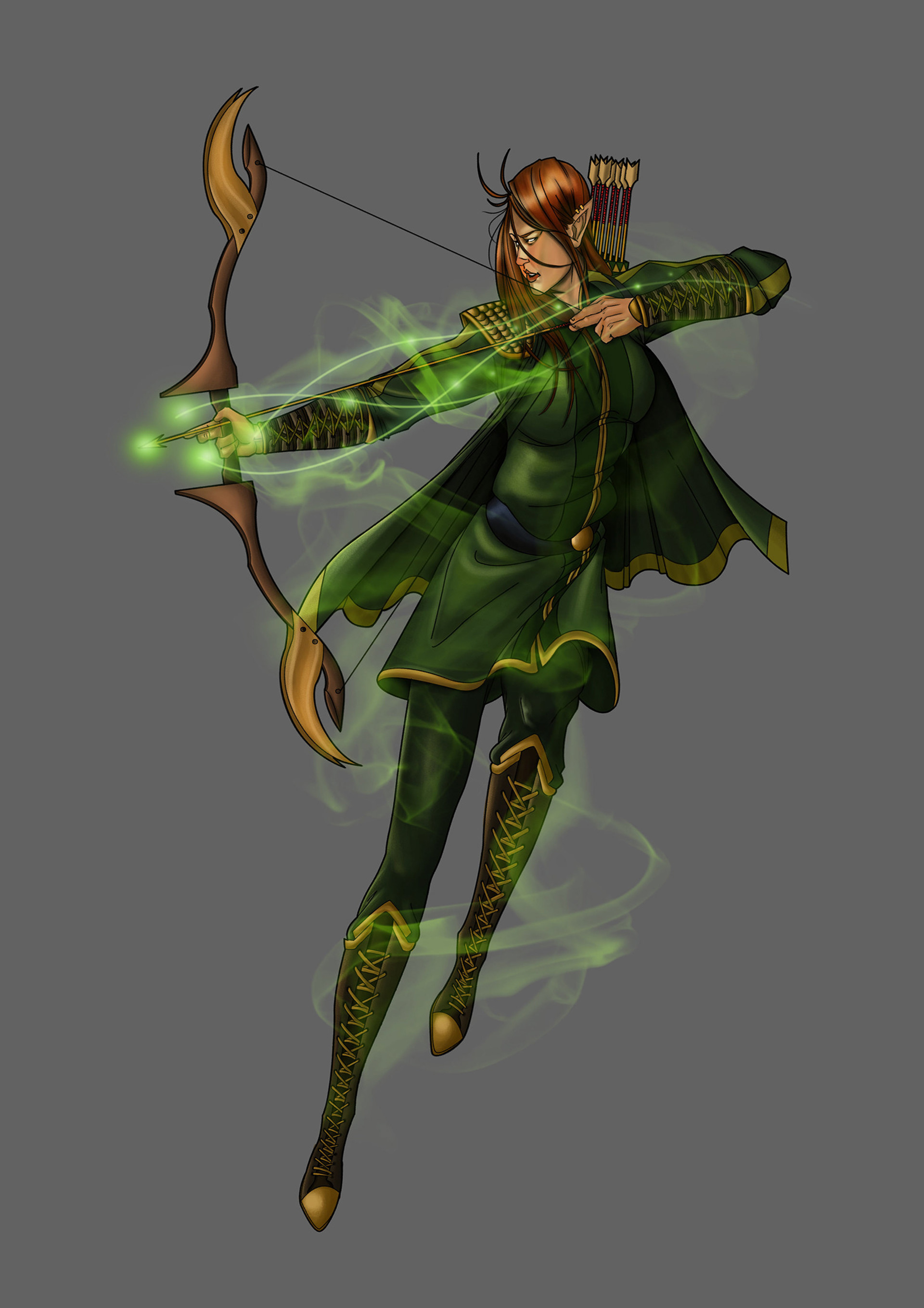 ArtStation - Elven Archer