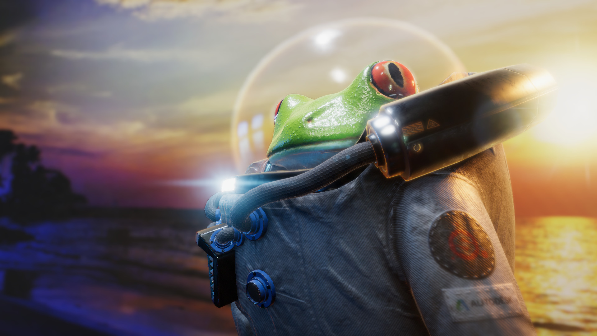 ArtStation - Space frog. Unity realtime