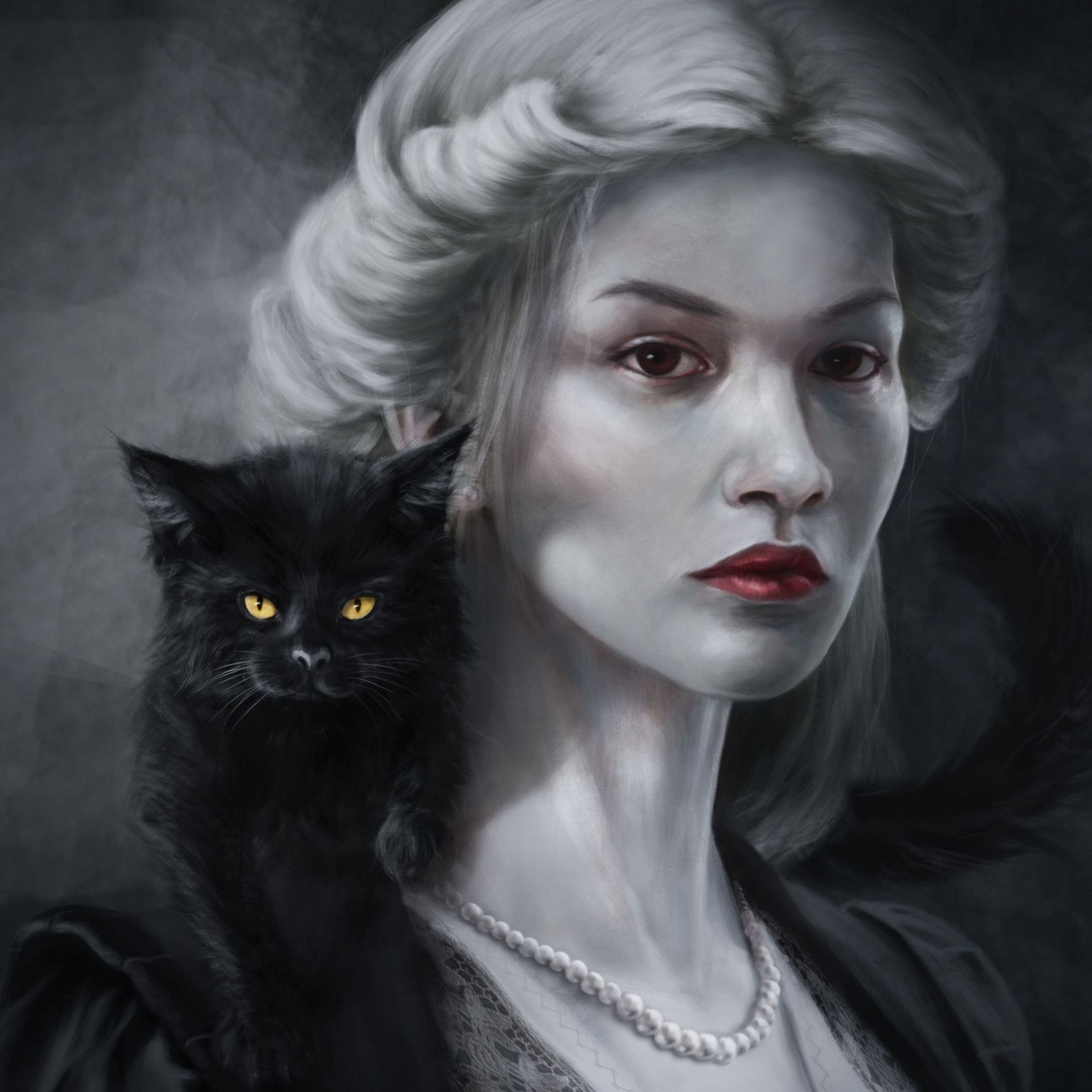 ArtStation - Vampire portrait