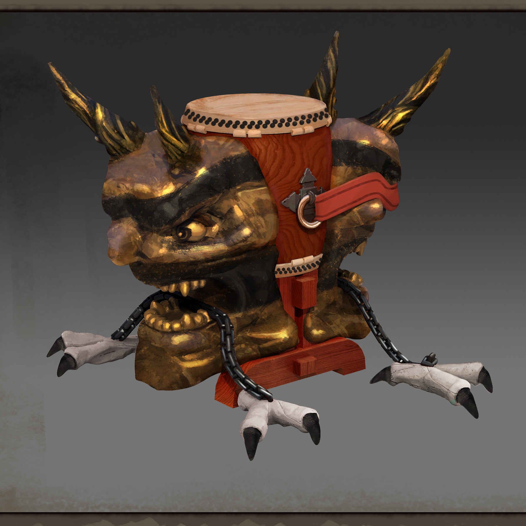 ArtStation - Feudal Japan - The Shogunate | Prop Design | Ōtakemaru Taiko