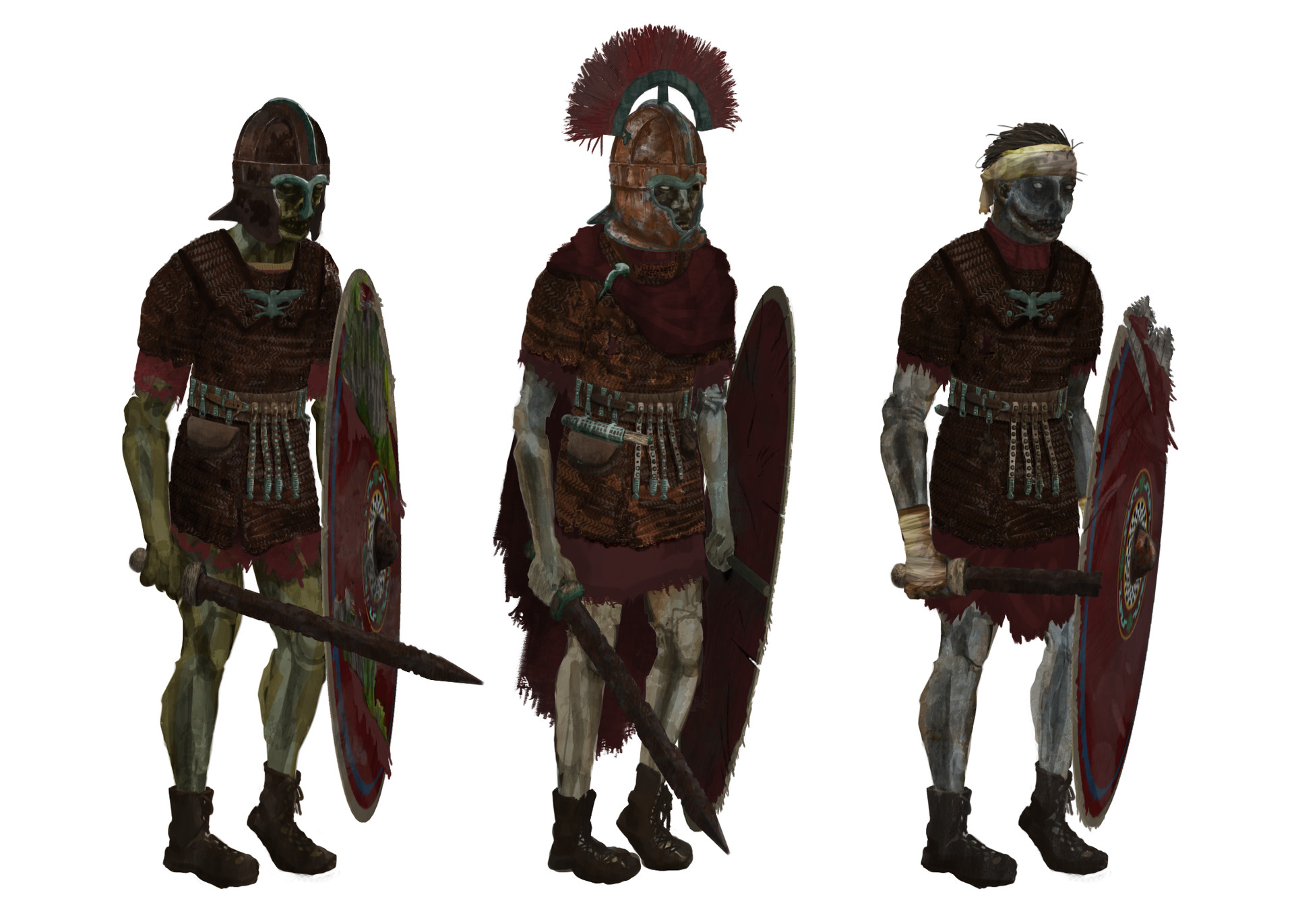 ArtStation - Undead Legionaries & Citizens