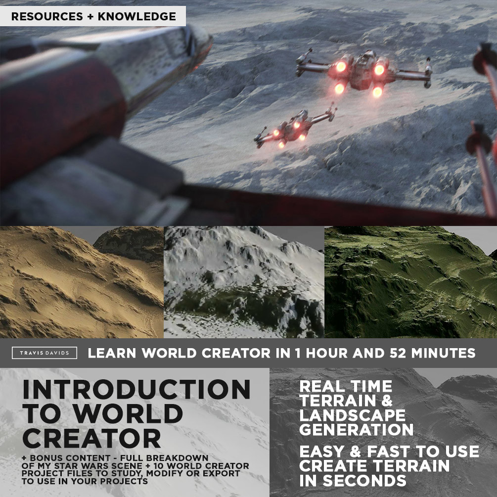 ArtStation - Introduction To World Creator + BONUS CONTENT