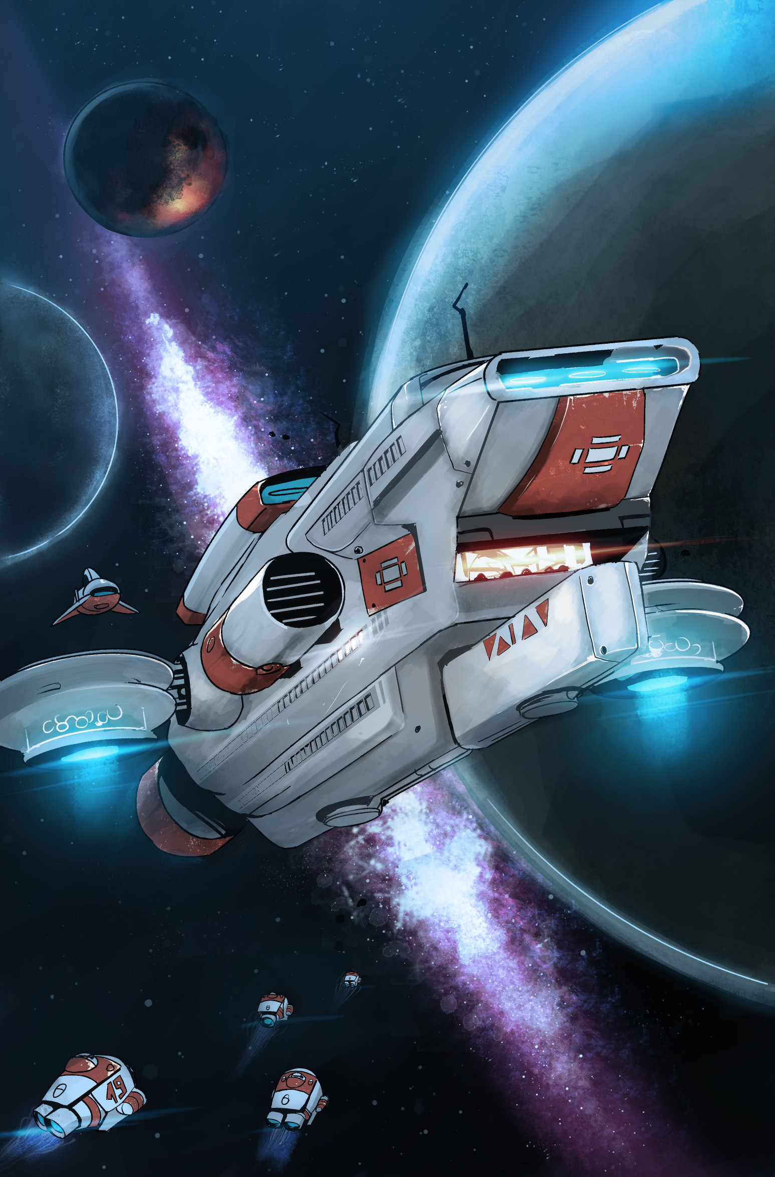 ArtStation - Projeto Gravidade zero (COMICS)