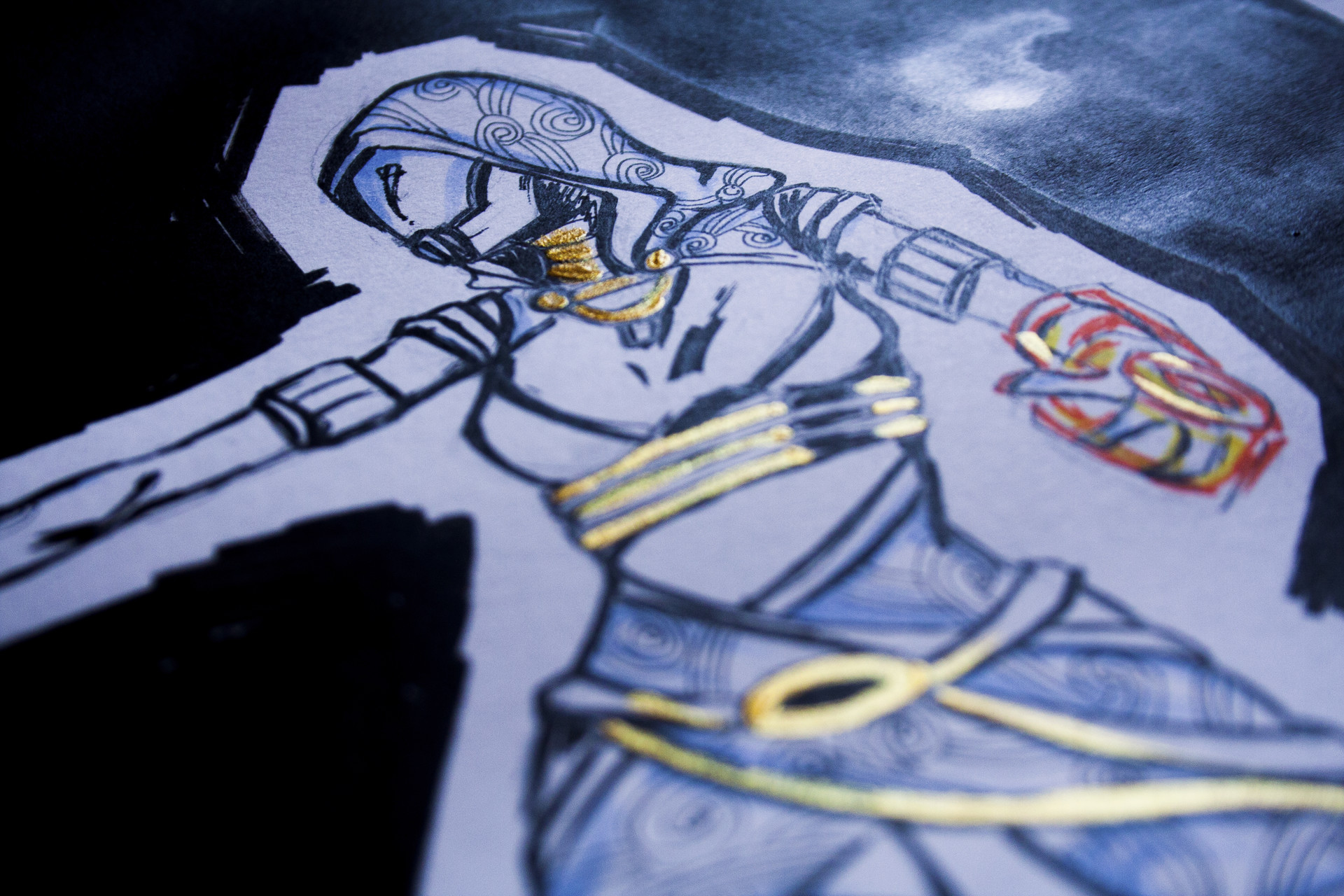 ArtStation - Tali ink art