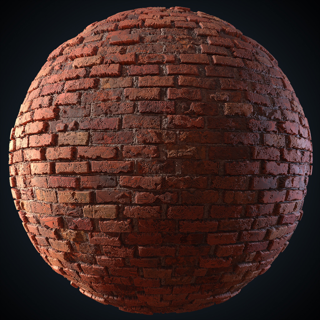 ArtStation - Damaged Terracota Brick