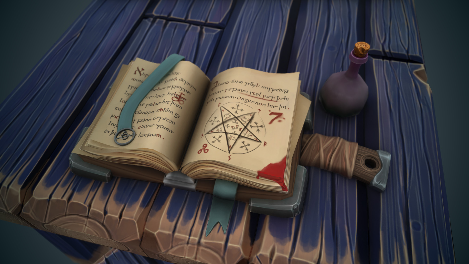 ArtStation - Stylized Stuff for Occult Room