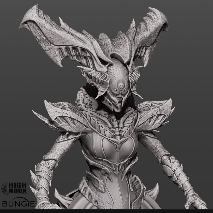 ArtStation - Anãnh, Brood Queen - Destiny 2: Forsaken