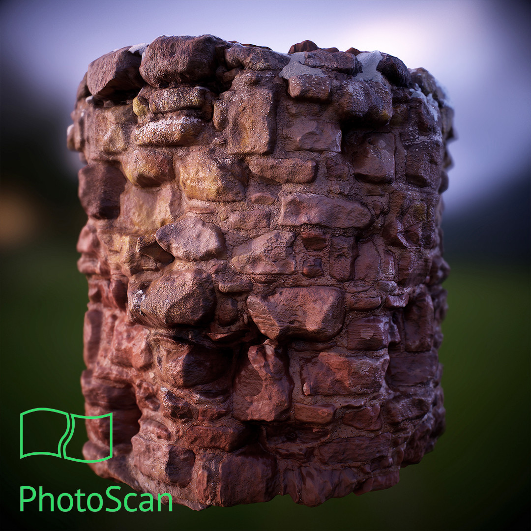ArtStation - Stone Walls Material Scan