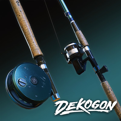 ArtStation - Dekogon - Fishing Rod / Fly Rod Assets | ToolShed