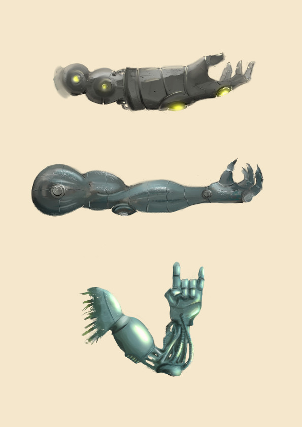ArtStation - Mech hands