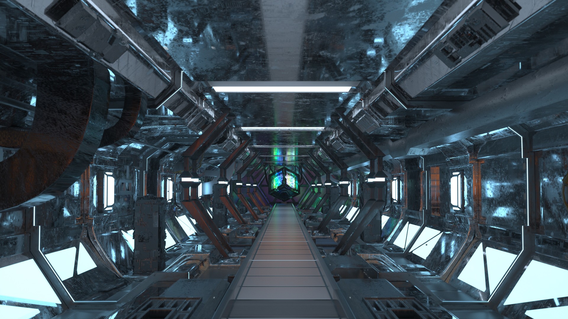 ArtStation - Sci Fi Corridor