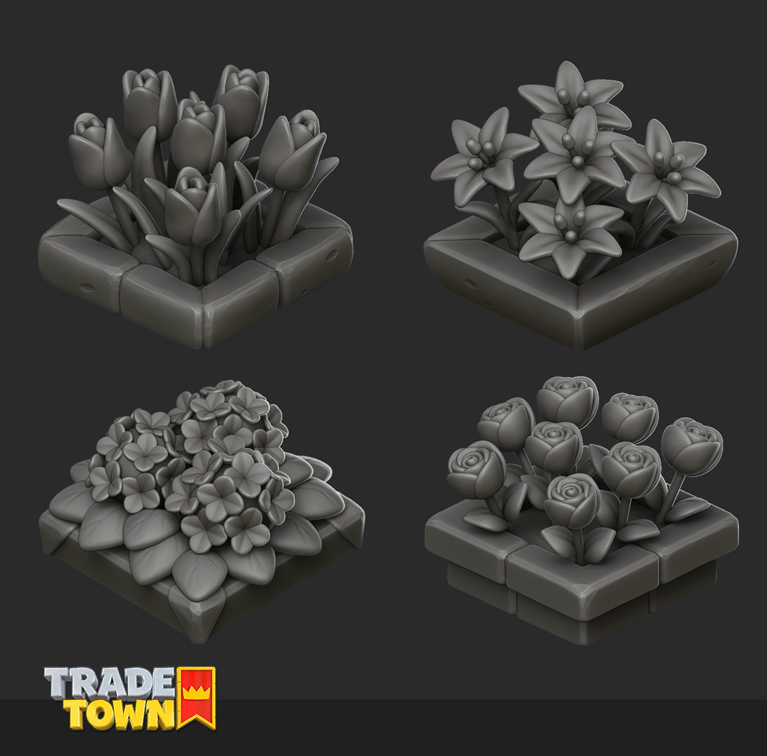 ArtStation - Flowers and Gardens