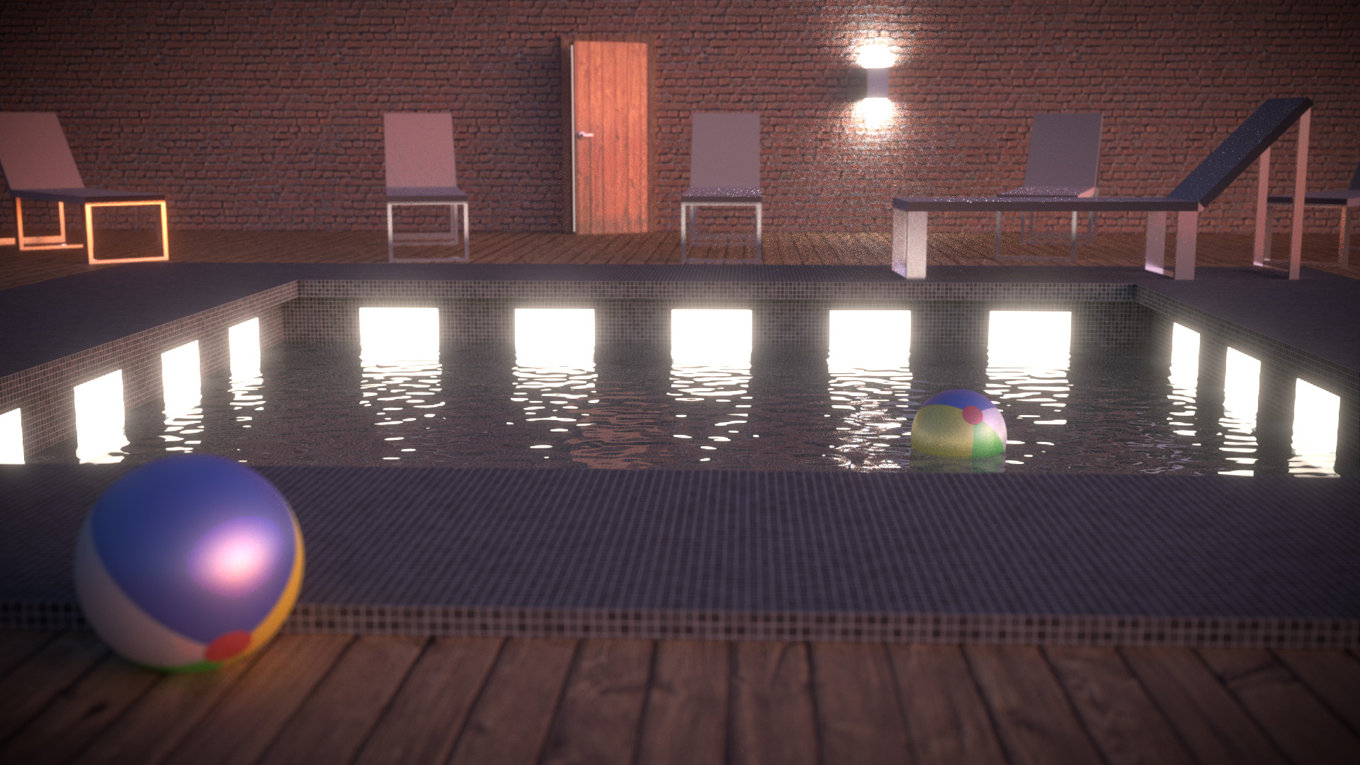 ArtStation - Pool scene