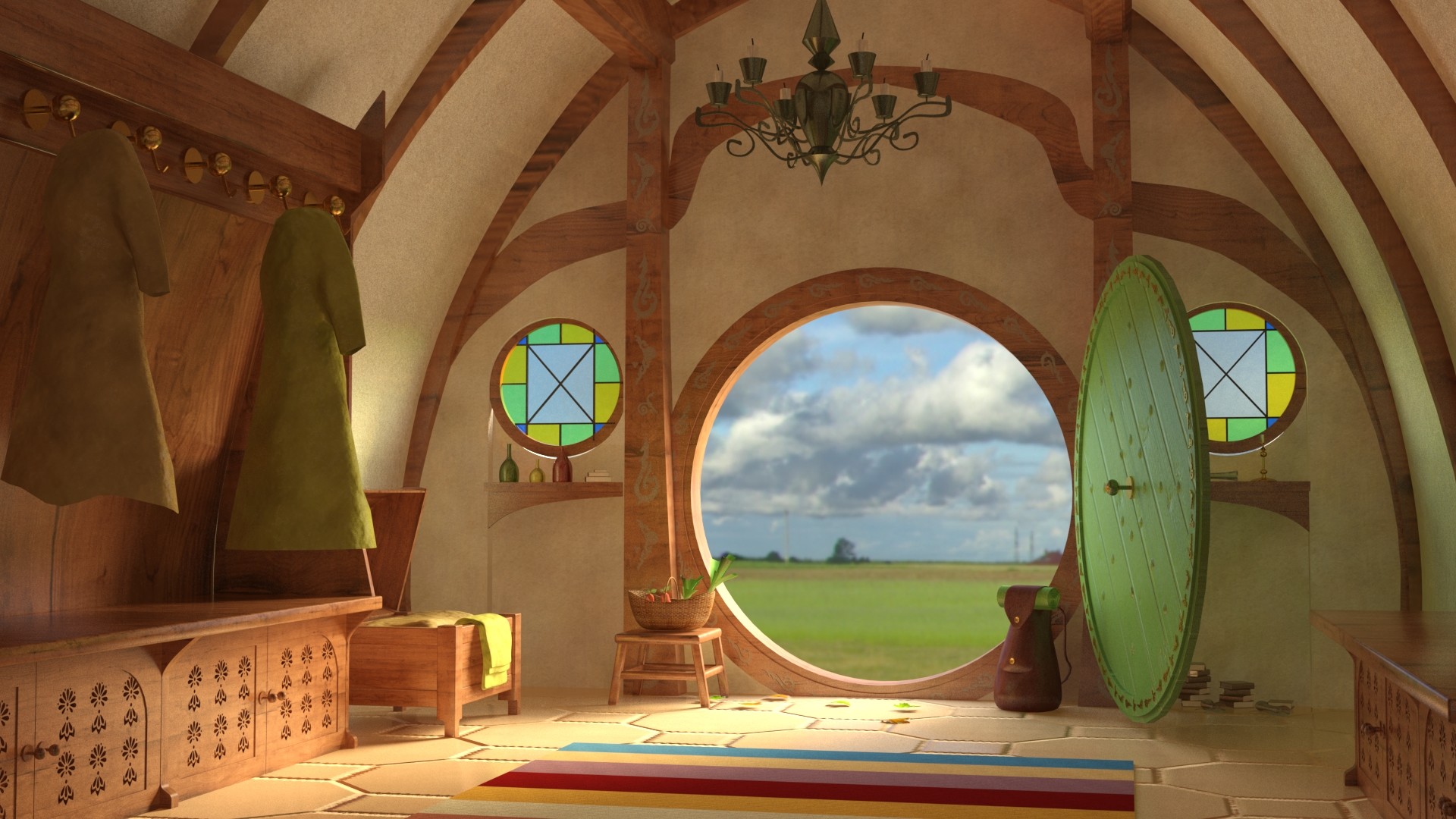 ArtStation - Hobbit House - 3D MAX 2016