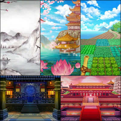 ArtStation - Backgrounds for game
