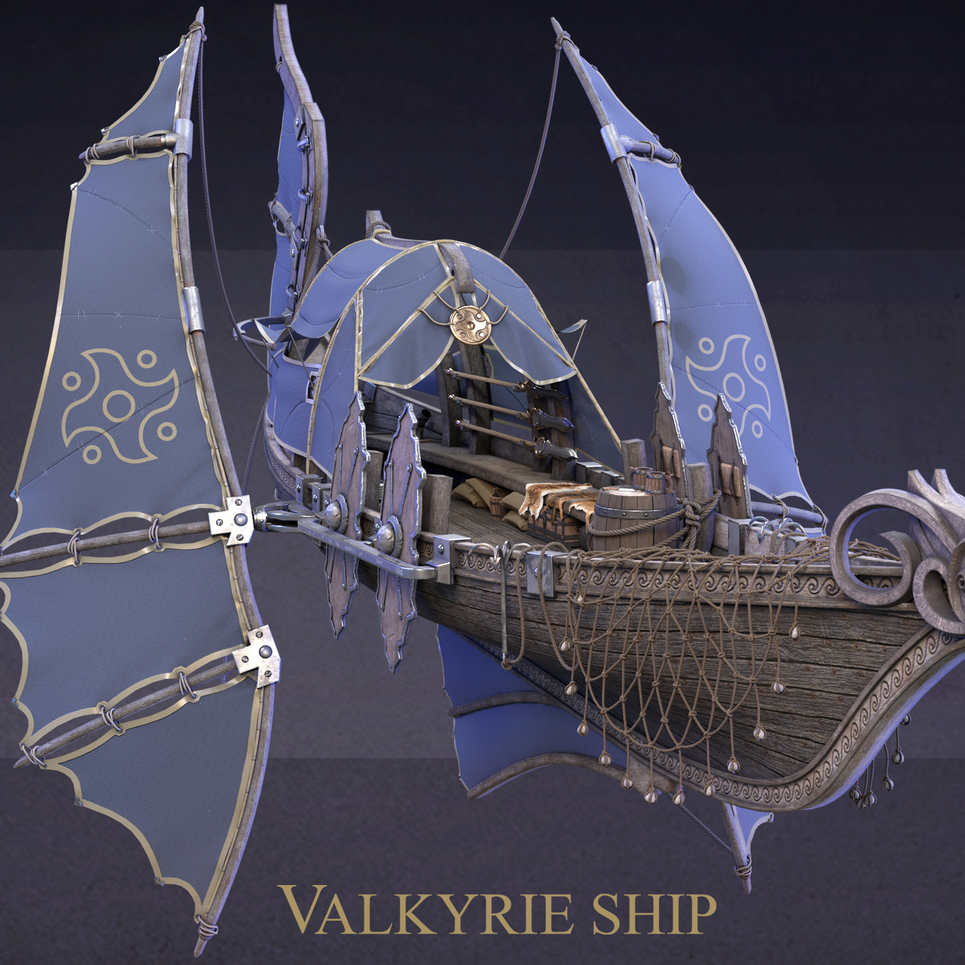 ArtStation - Valkyre ship