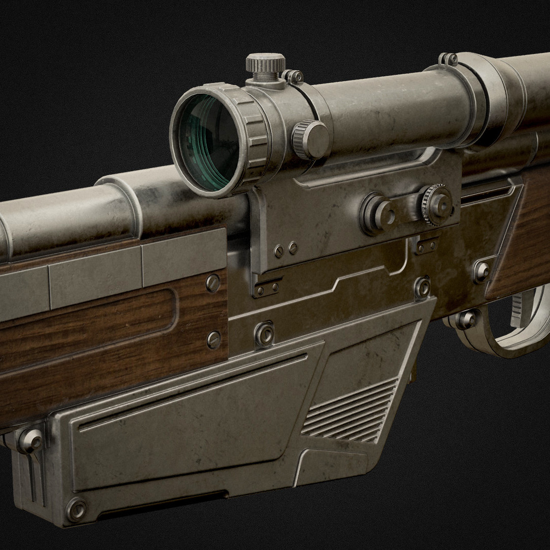 ArtStation - Sniper rifle 2