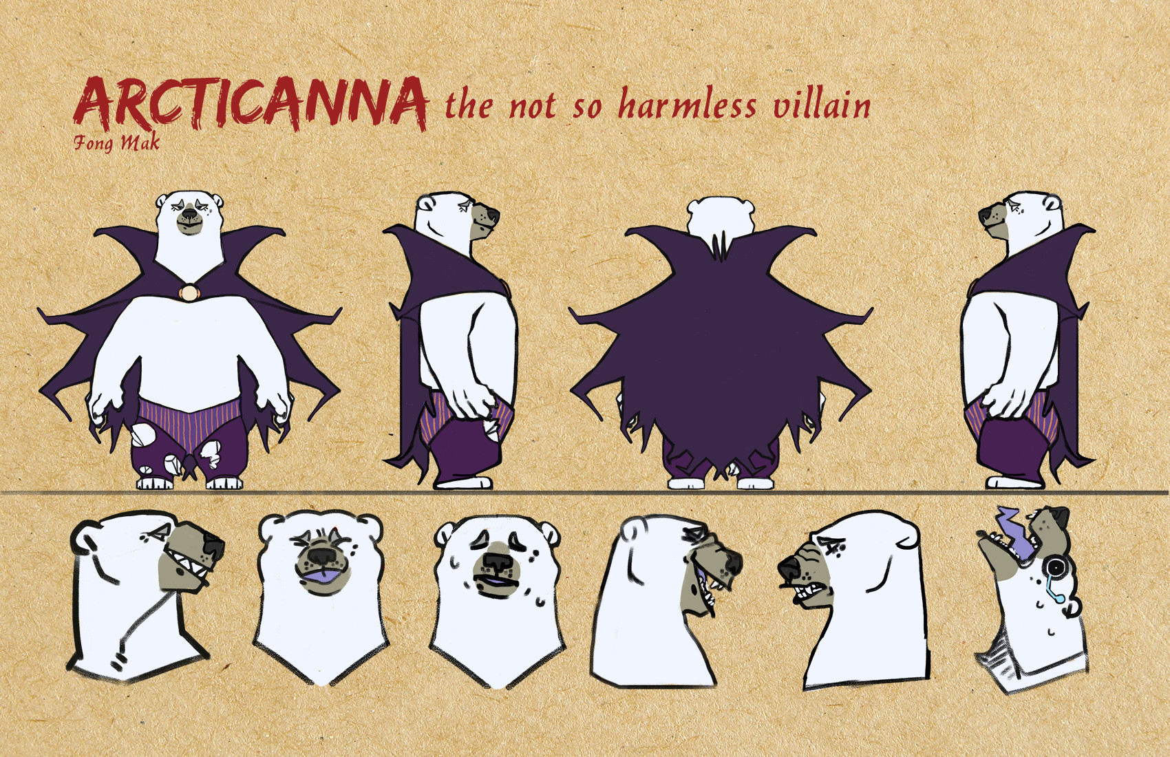 ArtStation - Arcticanna, the not so harmless villain