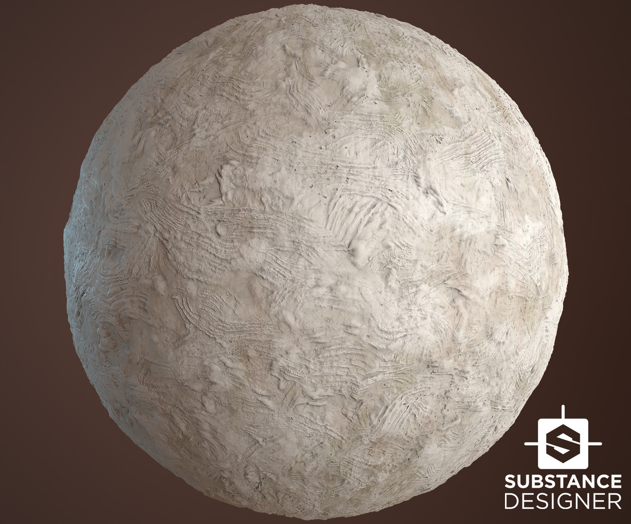 ArtStation - White Clay/Mortar - Substance Designer