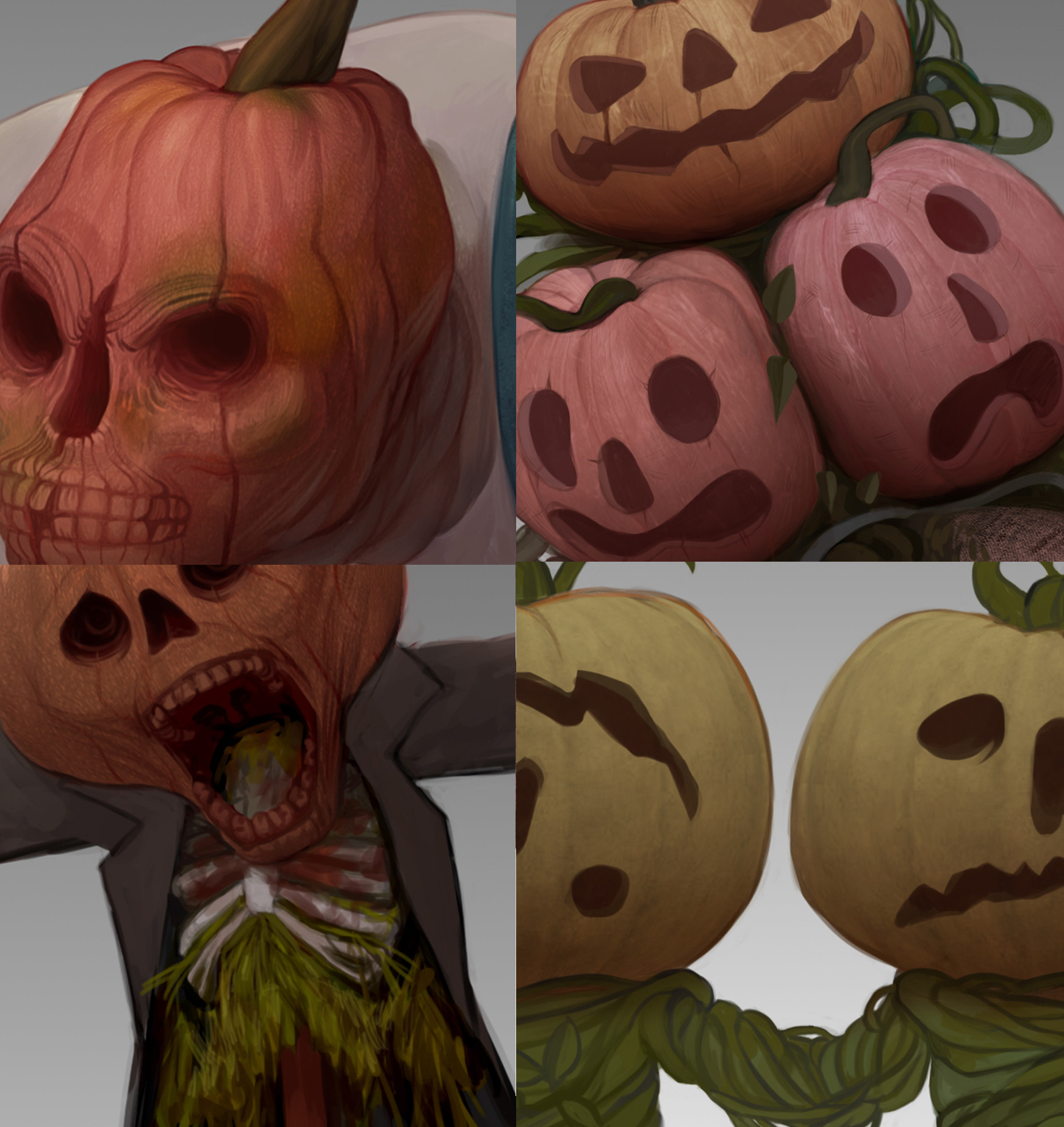 ArtStation - PUMPKINS: character concept design
