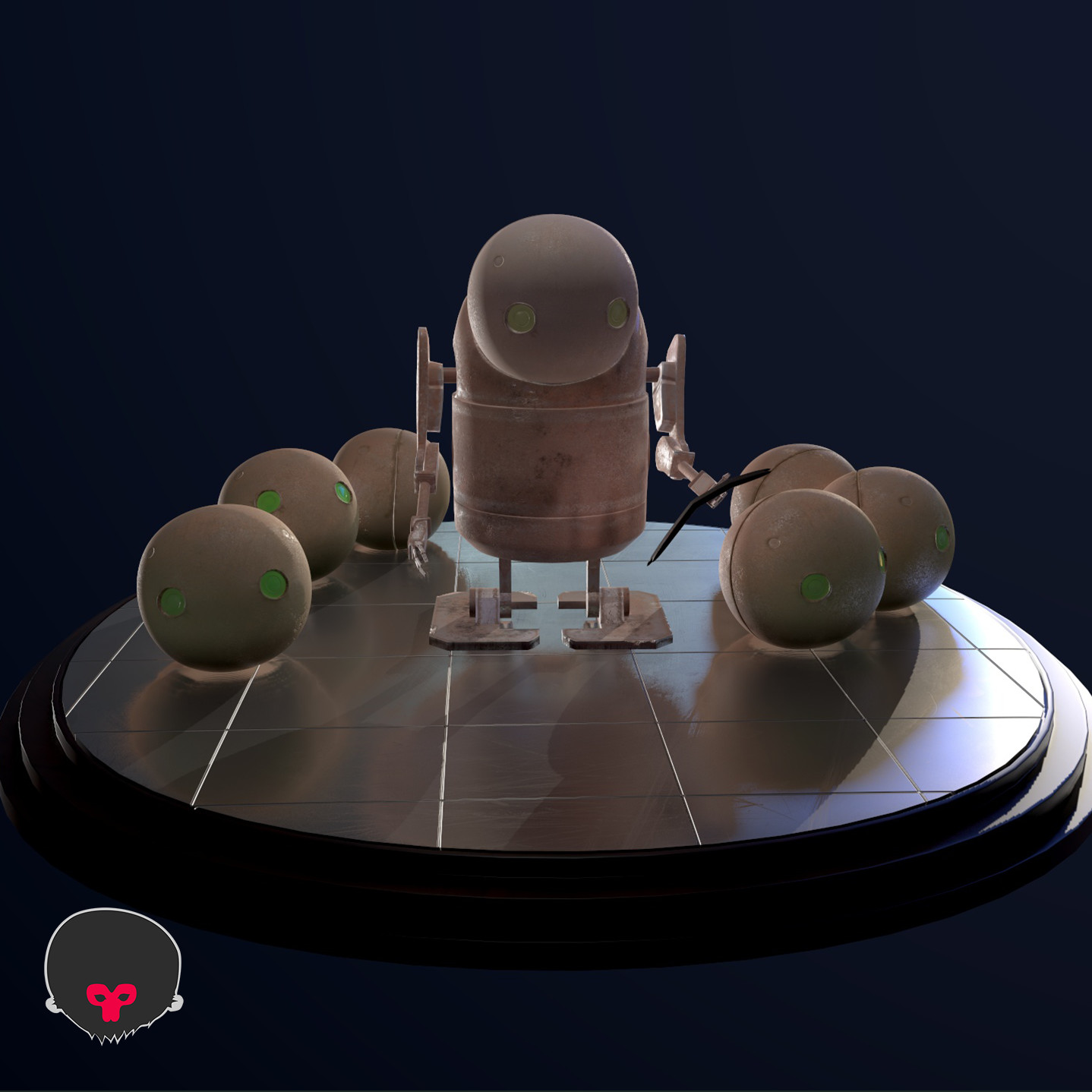 ArtStation - Nier Automata Statue