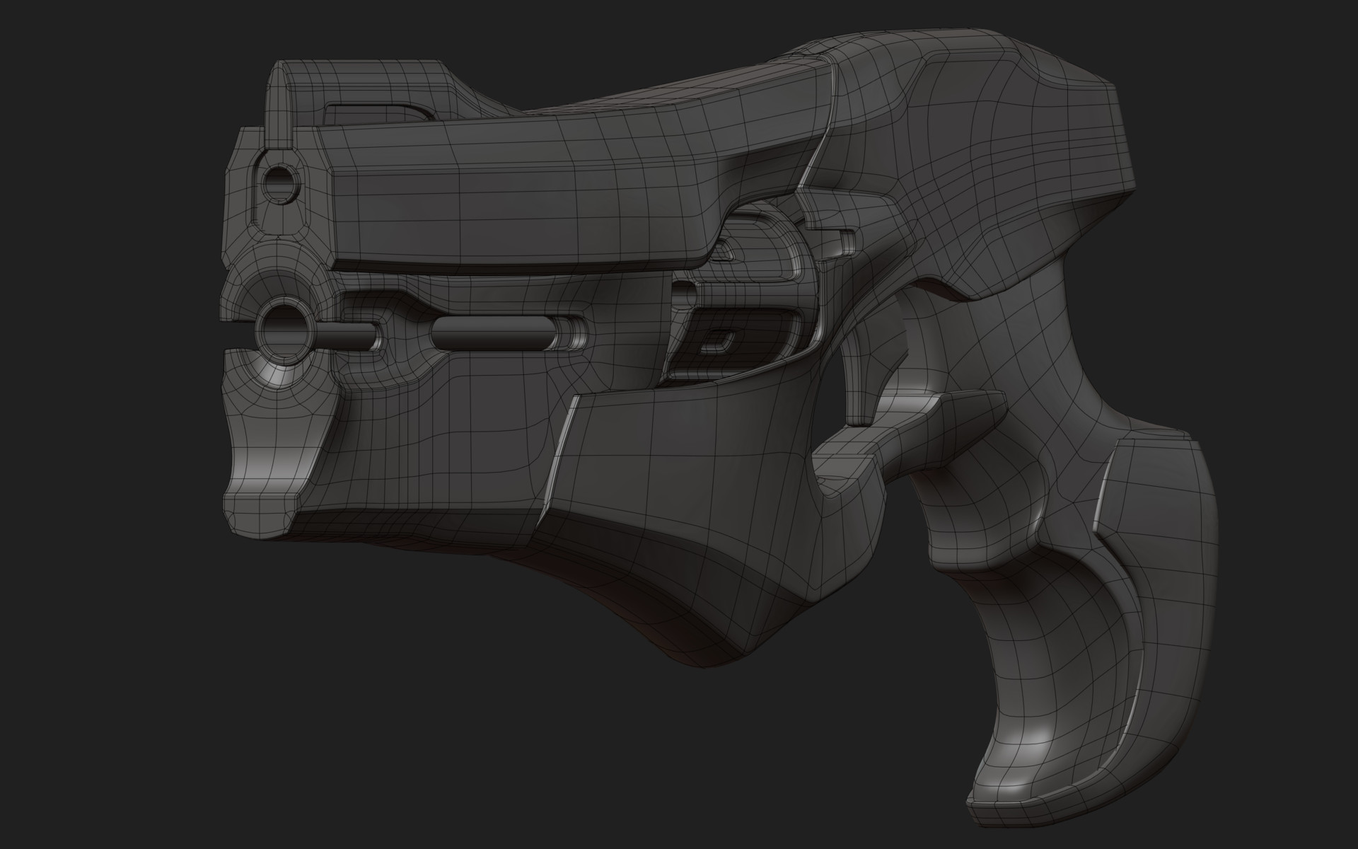 ArtStation - Sci-fi revolver