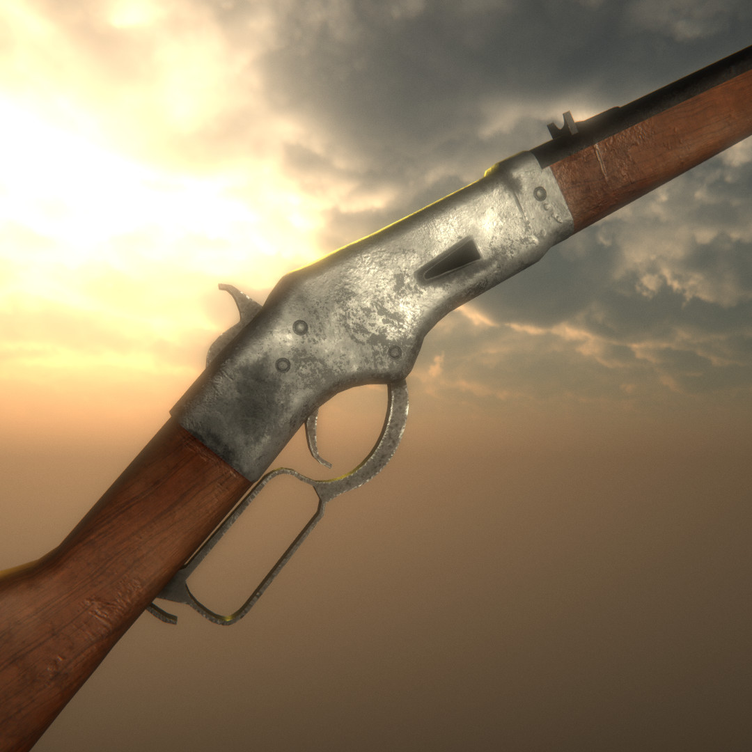 ArtStation - Generic Winchester Rifle